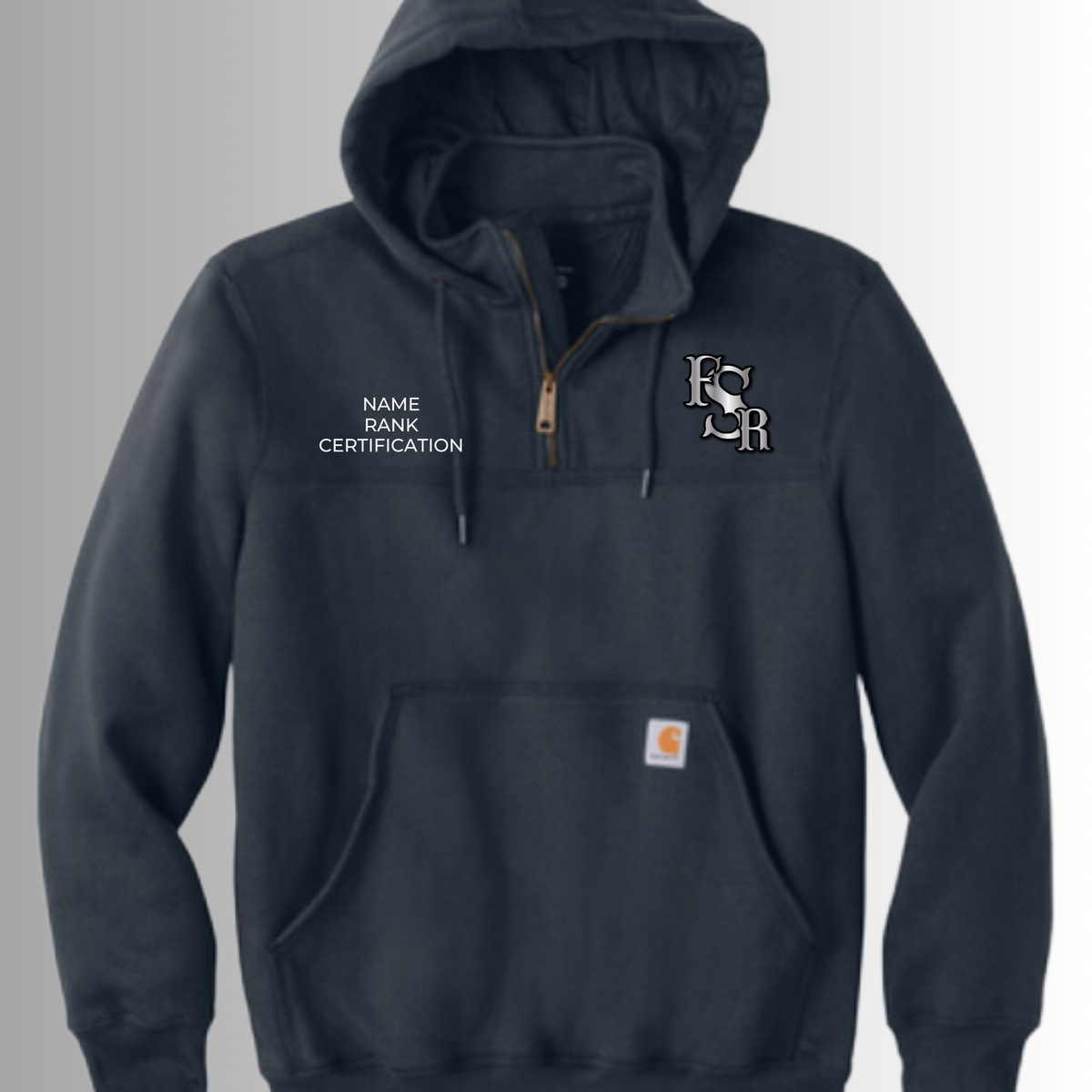 Carhartt Rain Defender Paxton Heavyweight Hooded zip Mock Sweatshirt ...